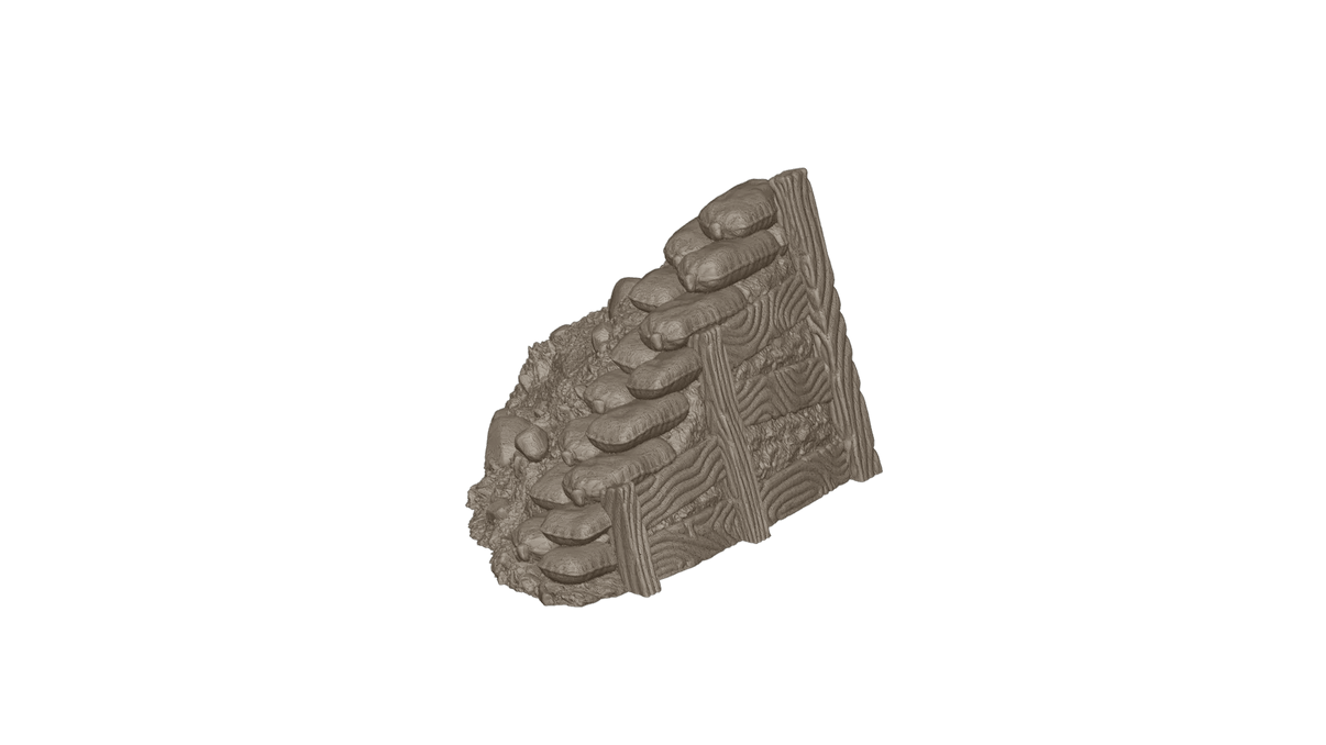 Tabletop Terrain Modular Trench System - End Section – GameCraft